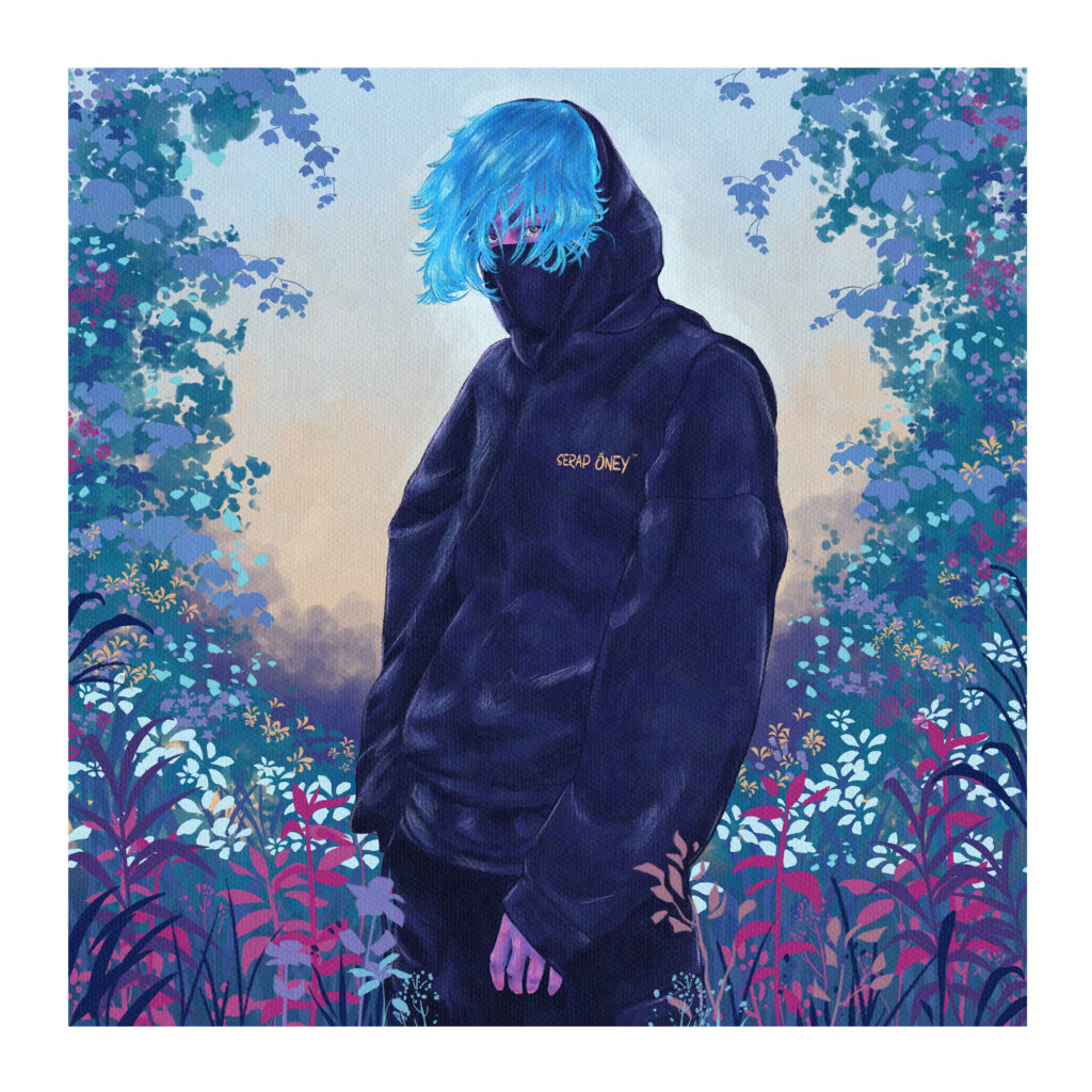 BLUE ALONE | Artwork – SERAP ÖNEY™